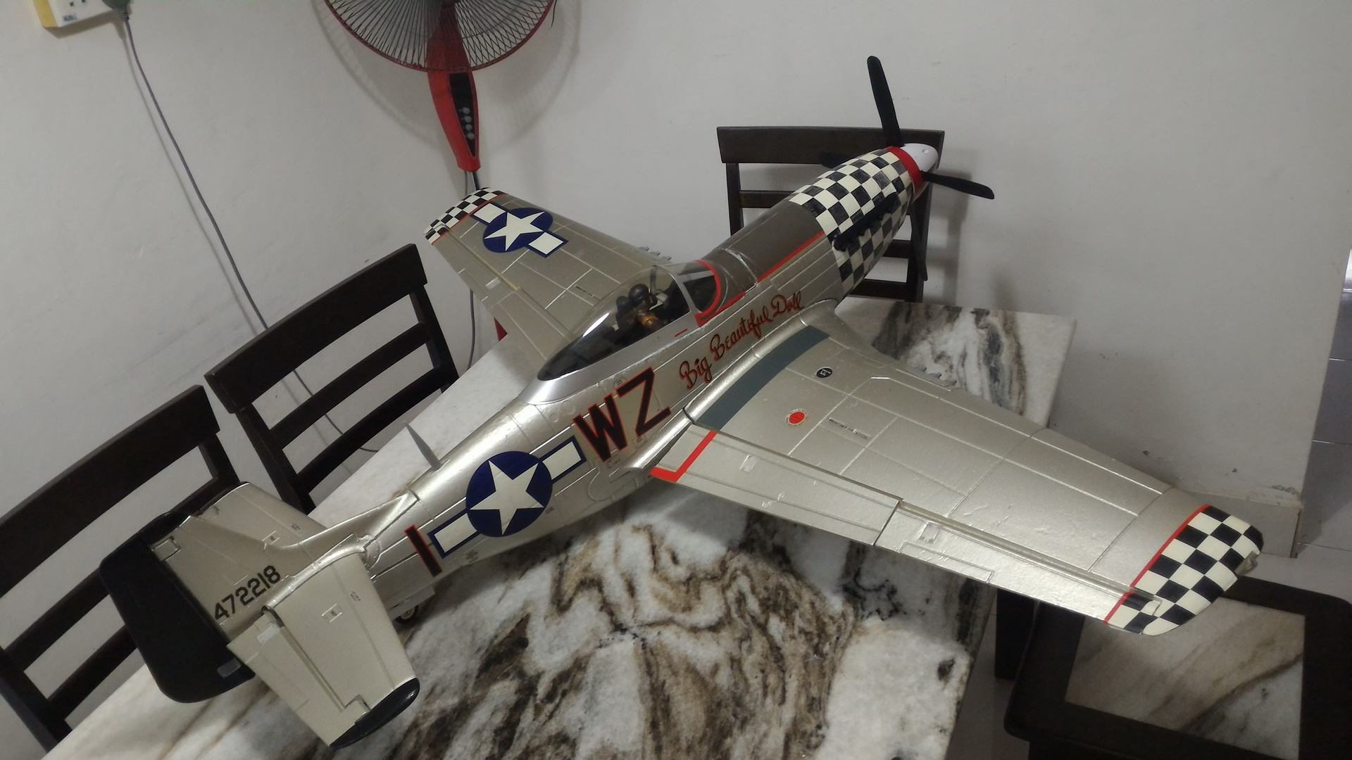 FMS P-51D Mustang 'Big Beautiful Doll' - 1450mm - SupermotoXL Designs ...